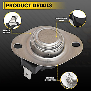 DC47-00018A Dryer High Limit Thermostat by Seentech -Exact fit for Samsung & Kenmore Dryers - Replaces 35001092 503497 AP4201898 AP6008682 PS4205217