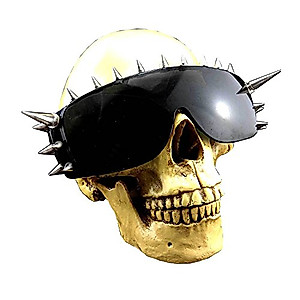 punkman2000 Cool Rock Punk Spike Sunglasses Metal Studded Moto Biker Glasses Black
