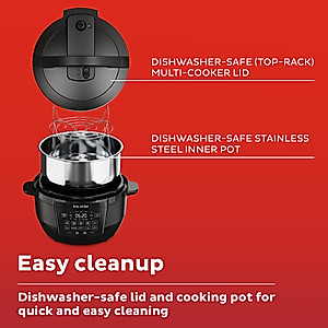 Instant Pot RIO Wide Base, 7.5 Quarts, Large Searing Base, WhisperQuiet Steam Release, 7-in-1 Electric Multi-Cooker, Pressure Cooker, Slow Cooker, Rice Cooker, Steamer, Sauté, Yogurt & Warmer