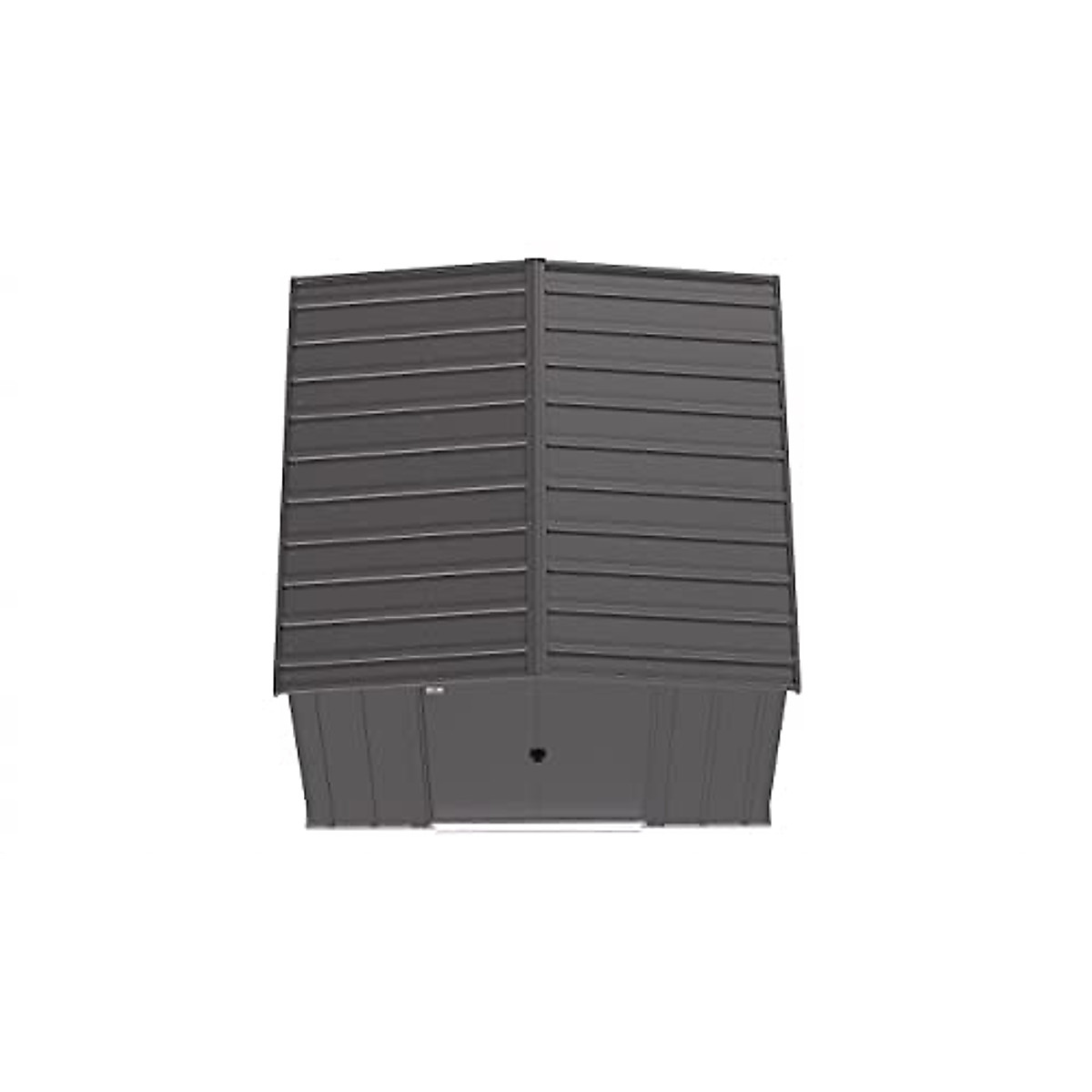 Arrow Classic Steel Storage Shed, 8x8, Charcoal