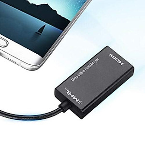 Fastsun MHL Micro USB to HDMI 1080P MHL HDTV Cable Micro USB 2.0 to HDMI Adapter for Android Phone Supports Video USA
