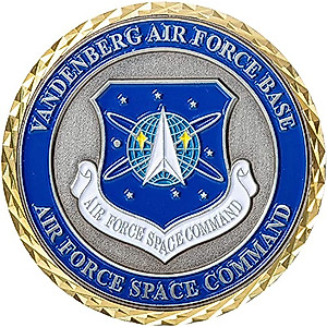 United States Air Force USAF Vandenberg Air Force Base AFB Space Command Challenge Coin
