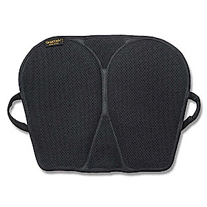 Skwoosh Travel Seat Pad Cushion - Gel, mesh Fabric, Foldable, Handles, Waterproof, Lightweight - for Travel, Pilots and Office - Command Pilot