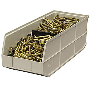 Akro-Mils 40348 Crosswise Width Plastic Divider 30348 1800 Series Plastic Stacking AkroBins, Black, (6-Pack)