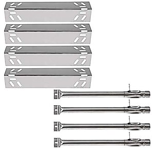 Hisencn Grill Replacement Kits for Kenmore 119.16240 119.162300 119.162310 119.16433010 119.16434010 Gas Grill Models, Stainless Steel Burners, Heat Plate, Heat Shield, Heat Tent, Burner Cover