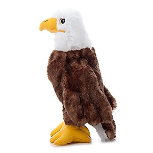 The Petting Zoo Bald Eagle Stuffed Animal, Gifts for Kids, Wild Onez Zoo Animals, Bald Eagle Plush Toy 9 inches