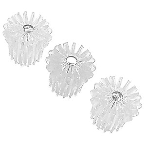 Avalon Plumbing Supply Tub and Shower 3 Piece Faucet Marquis Handles Replacement for Price Pfister Systems, 12 Point Broach, 3 Piece Set of Hot, Cold, Diverter, Clear Acrylic