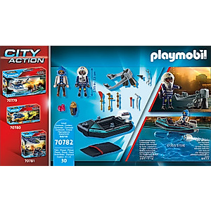 Playmobil Police Jet Pack with Boat
