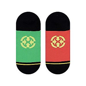 MERGE4 Sublime Joint No Show Socks for Men and Women (Large)