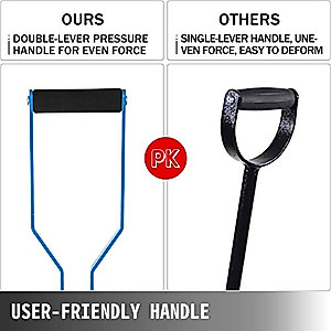 VEVOR Heat Press 15X15 Inch Heat Press Machine Industrial Quality Power T Shirt Heat Press Sublimation Machine Clamshell Heat Press Machine for T Shirts (Blue)