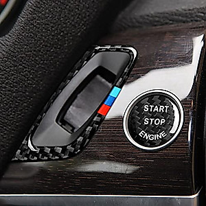 Car Key Frame Panel Cover Trim Carbon Fiber Sticker Decal fits for BMW X5 E70 X6 E71 2007 2008 2009 2010 2011 2012 2013 2014 Accessories