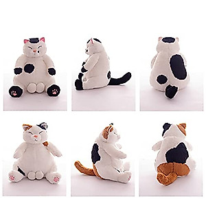 OOPSHANA Stuffed Animal Pillows, Cute Lazy Cat Plush Toys, Stuffed Plush Dolls, Gifts for Friends