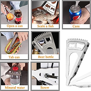 2PCS Can Opener Manual and Jar Opener for Weak Hands or Seniors with Arthritis, Manual Can Opener Smooth Edge Cutting No More Jagged Edges, 5 in 1 Jar Opener for Seniors with Arthritis