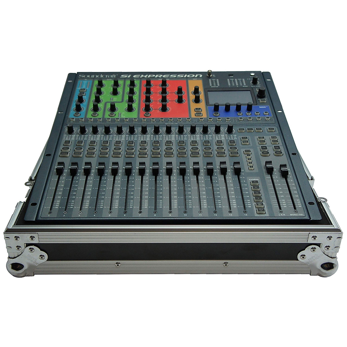 Harmony Audio HCSIEX 1 Flight Transport Road Case Compatible with Soundcraft Si Expression 1 Mixer