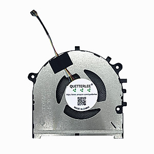 QUETTERLEE Replacement New Laptop CPU+GPU Cooling Fan for Lenovo ThinkBook 13S-IWL 13S-IML K3-IWL S540-13IWL 6Pro-13IWL Series DFS5K123043630 FLDU DFS150305140T FL03 DC5V 0.5A Fan