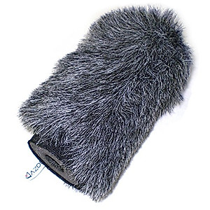 Azden AZ-ZSWS100 Windscreen High Performance Faux Fur for Azden Microphone SMX-10/20/ECZ-990/SGM-PDII