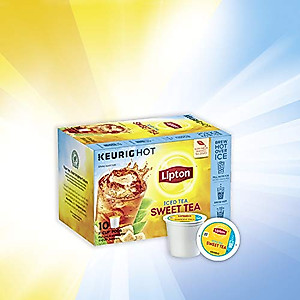 Lipton Southernn Sweet Tea K-Cups, Black Sweet Tea, 12 Pods