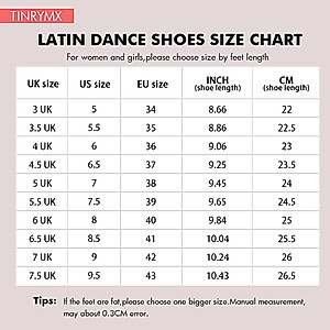 TINRYMX Womens Latin Dance Shoes Sequin Mesh Ballroom Salsa Tango Party Wedding Dance Shoes, DY105-Black-7cm-Rubber Sole,6.5 (M) US