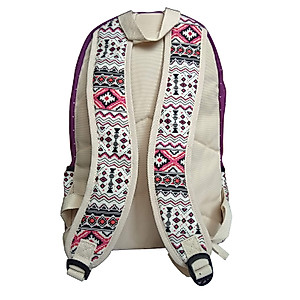 LIZAIDA MENENDEZ Backpacks for Teen Girls Boys,School Student Bookbag Set,15.6" Laptop Backpack (Purple)