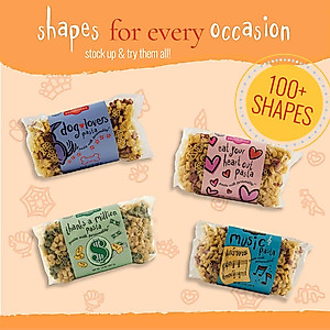 Pastabilities Fall Festival Pasta, Fun Shaped Pumpkin and Leaf Noodles for Kids and Holidays, Non-GMO Natural Wheat Pasta 14 oz (2 Pack)