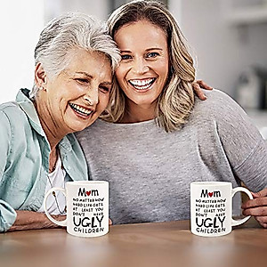 Gifts for Mom from Daughter Son,11oz Funny Coffee Mug Gifts for Mom Grandma Mother in Law Aunt,Unique Mothers Day Present Idea for Women Her,Mom Gifts for Mothers Day Valentines Day Birthday Christmas