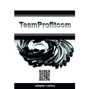 TeamProfitcom CPU 8 Pin Power Extension Cable ATX CPU 8 Pin Female to 8(4+4) Pin Male EPS Extension Cable for Motherboard (Not PCI-e VGA) 12 Inches (2 Pack)