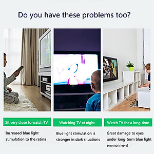 WLWLEO 70 Inch Anti Blue Light TV Screen Protector 75 Inch Anti Glare Protector Film Filter Out Harmful Light Reduce Eye Fatigue, Eye Protection,70inch/1538X869mm