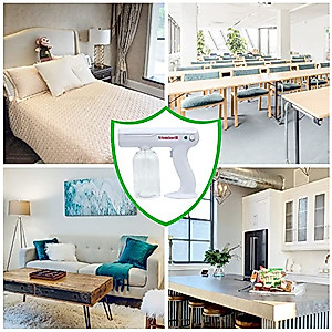 Nano Spray Gun Mini Atomizer Sprayer Steam Gun Fogger Machine Handheld Rechargeable Sprayer Gun Sprayer Machine Nano Mist Sprayer Electric Fogger for Car, Home, Office, School Or Garden