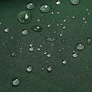 Gazechimp Garden Cover, 3 Seat Swing Canopies Top Awning Cover Patio Swing Hammock Replacement Cover, Green 195x125x15cm