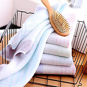 EYHLKM Cotton Face Towel Children Adult Household Towel Hair Towel (Color : D, Size : 33x74cm)