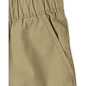 The Children's Place Baby Boys And Toddler Boys Pull on Jogger Shorts,Fin Gray/Flax/Tidal 3 Pack,3T