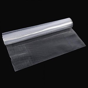 Shelf Liner Drawer Liner EVA Non-adhesive Non-slip Waterproof Table Place Mat Transparent for Cupboard Cabinet Refrigerator(#2 stripe 120 * 30cm)