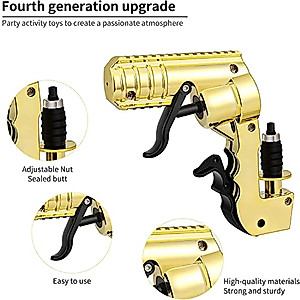 Champagne Gun, the Fourth Generation of Upgraded Champagne Gun Shooter, Longer Range, Champagne Gun Is Suitable for A Variety of Bachelor Parties, Birthdays, Celebrations