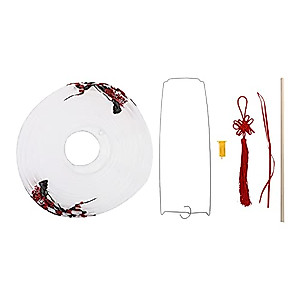 BESTOYARD ser of 8 Chinese Paper Lanterns Japanese Lanterns lamp Japanese Lanterns Outdoor Chinese Lanterns to Release in Sky with Light for