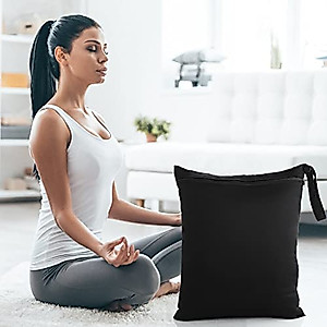 Prasacco Travel Laundry Bag, Waterproof Wet Bag Reusable Dirty Clothes Bag for Traveling Gym Swimming Yoga Clothes, 1 Pack Black