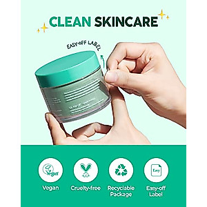Glam Up - Calming Matcha Tea tree Clay Mask - Vegan Face Mask, Deep Cleansing, Calming Clay Mask for acne, Gentle Exfoliating Pore Purifying Skincare Face Mask, Acne Treatment, Blackhead remover - (125ml/4.23 Oz)