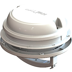 Maxx Air fan Dome +, 6" Fan, Led, White