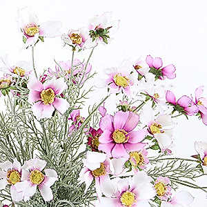 Gentille G Home Collection Artificial Purple Cosmos Stem 30" Tall (Purple, 1)