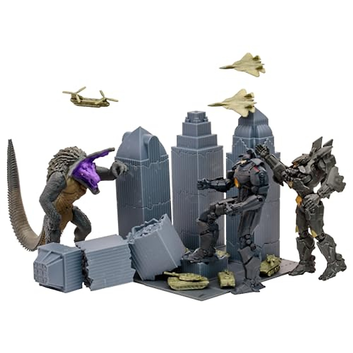Pacific Rim McFarlane Toys Starter Pack Playset with Comic, Gold Label, Amazon Exclusive