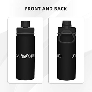 Eevikion Johnny Musics Orlando Stainless Steel Insulated Tumbler Sports Water Bottle Hot and Cold Travel Cup 18oz