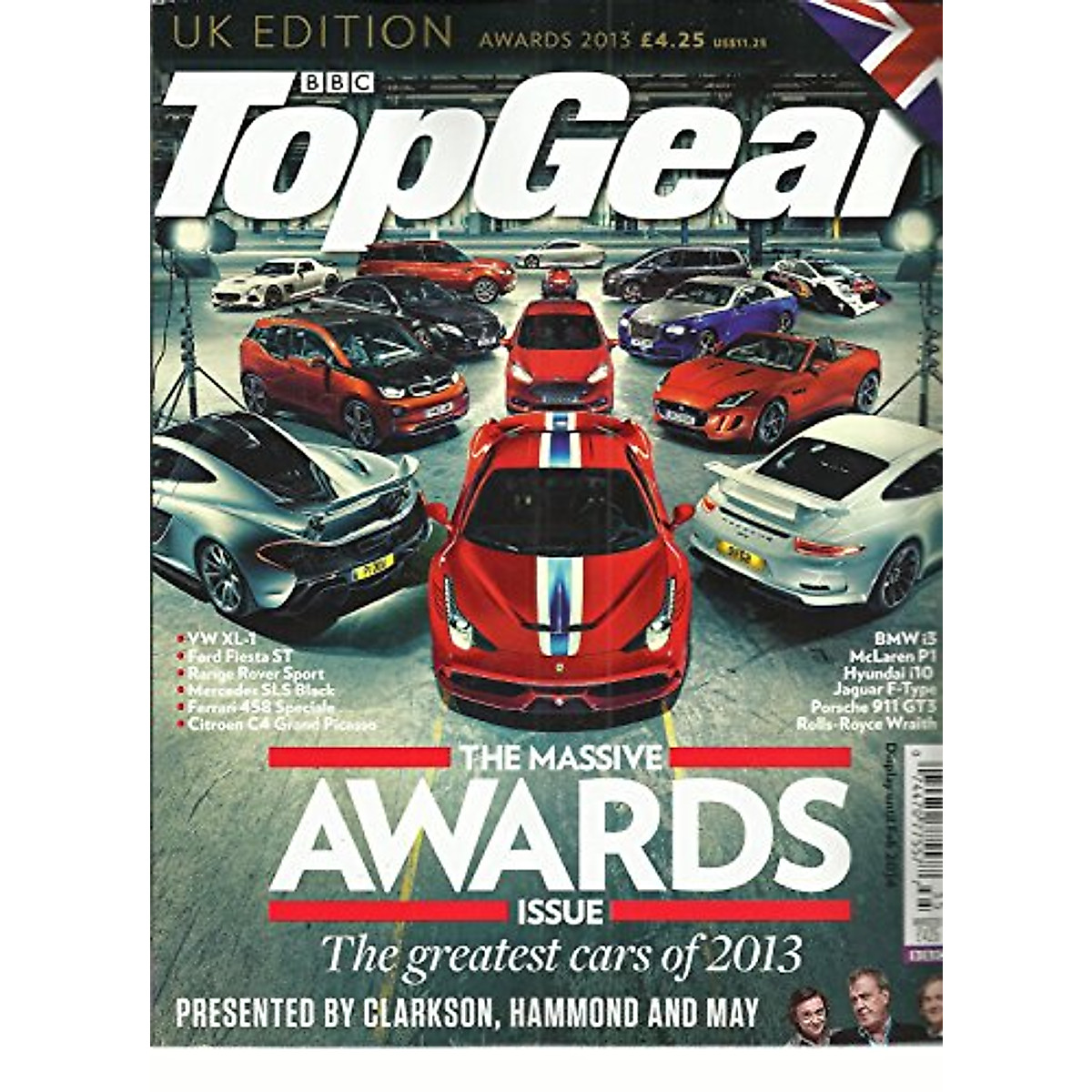 BBC TOP GEAR, UK EDITION ISSUE AWARDS,2013 (THE MASSIVE AWARDS ISSUE)