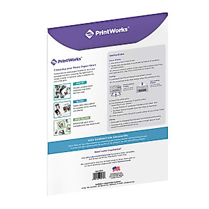Printworks Photo Paper, Gloss, 8.5in x 11in, 90 Sheets (3-Pack Bundle), 00543
