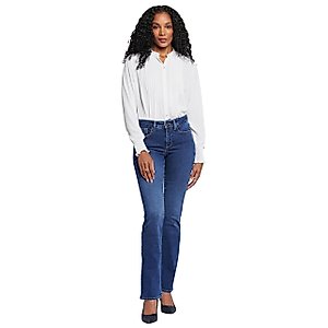 NYDJ Womens Barbara Boot-Cut Jeans, Cooper, 8