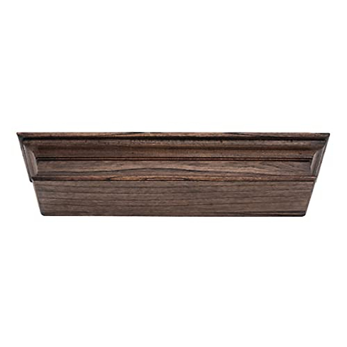 NovaSolo Halifax Mindi Wood Floating Wall Shelf - Long in Black Wash