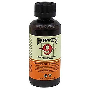 Hoppes 9 Gun Cleaning Kit - Bore Cleaner - Precision Oiler - Lubricating Oil Refill - 40 Patches for .38 9mm .40 .44 & .45 Caliber