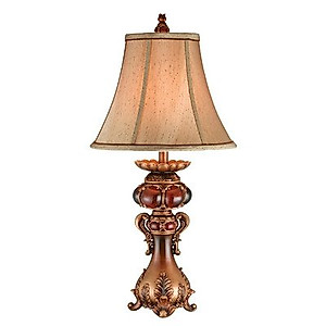 OK Lighting 31 in. Antique Brass Table Lamp - OK-4193T