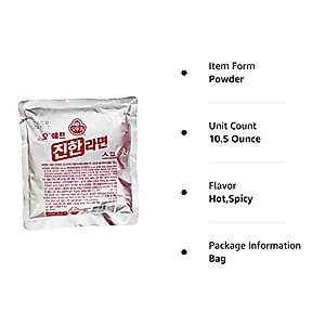 Korean Noodle Soup Powder for Ramen, Spicy Taste 10.05oz
