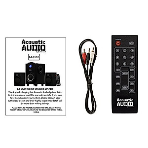 Acoustic Audio Bluetooth 2.1-Channel Home Theater Stereo System Black (AA2107)