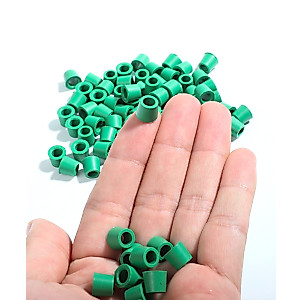 ESEWALAS 100pcs Rubber Gasket,Rubber Manifold Repair Sealing O Ring Kit,Air Conditioning 1/4'' Charging Hose O Ring Rubber Repair Replacement Washer,for A/C Refrigeration Charging Hose