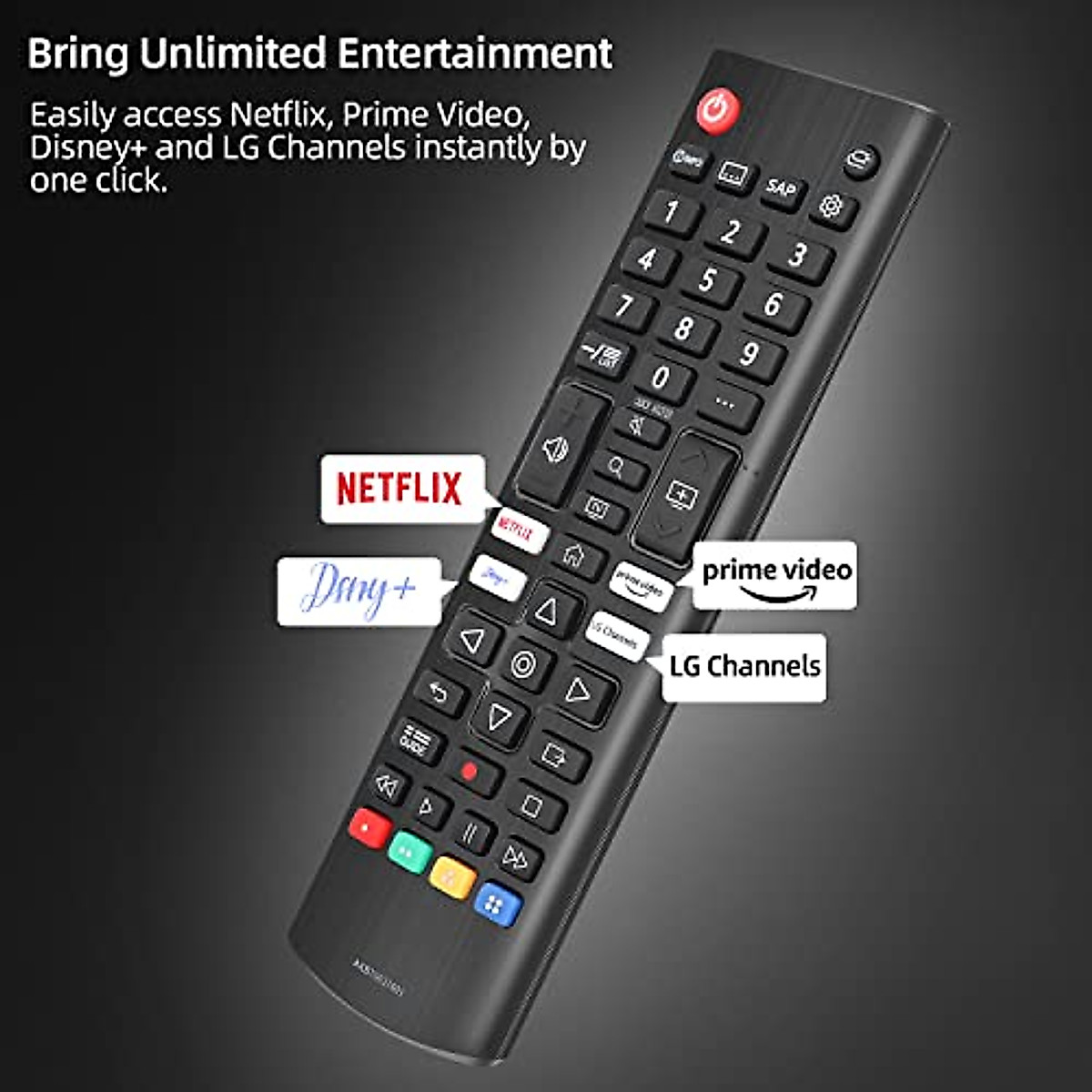 Gvirtue Universal Remote Control Replacement for LG-TV-Remote All LG LED OLED LCD Webos 4K 8K UHD HDTV HDR Smart TV with Prime Video, Disney Plus, Netflix, LG Channels Button